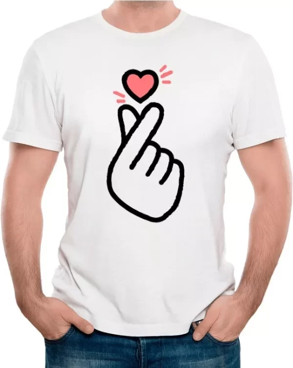 Playera corazón coreano – Sudaderas y Playeras